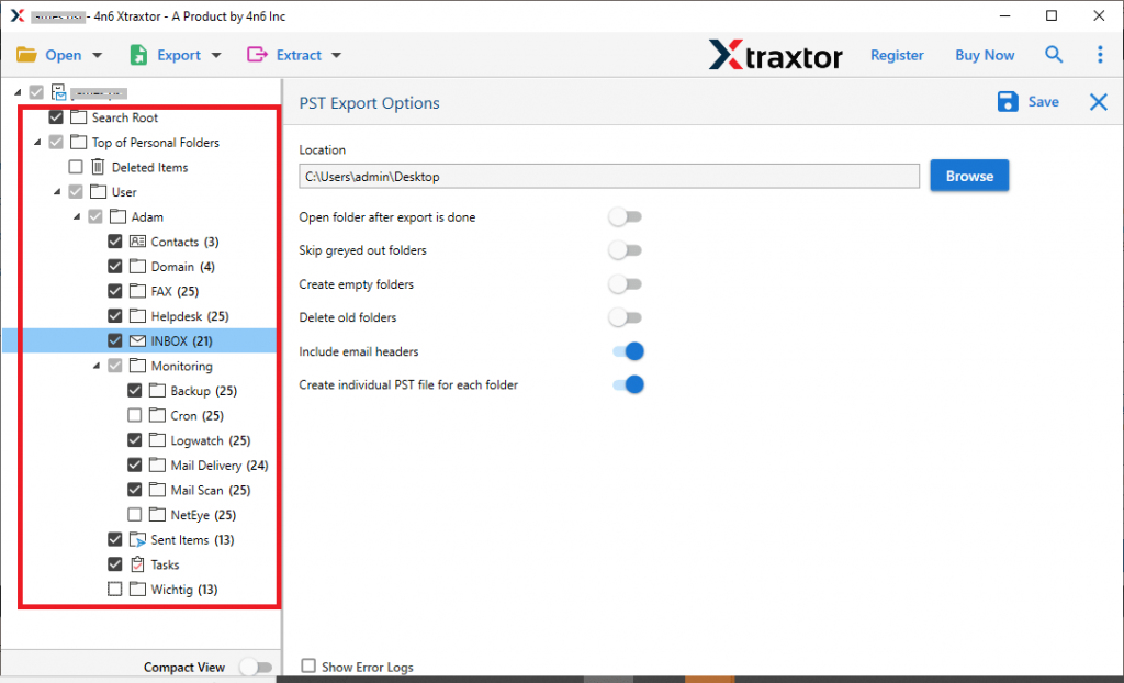 How To Export Outlook Emails To Hard Drive 